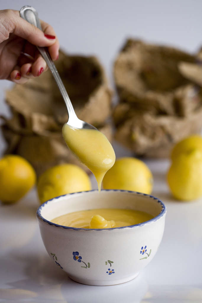 Crema de limón o lemon curd